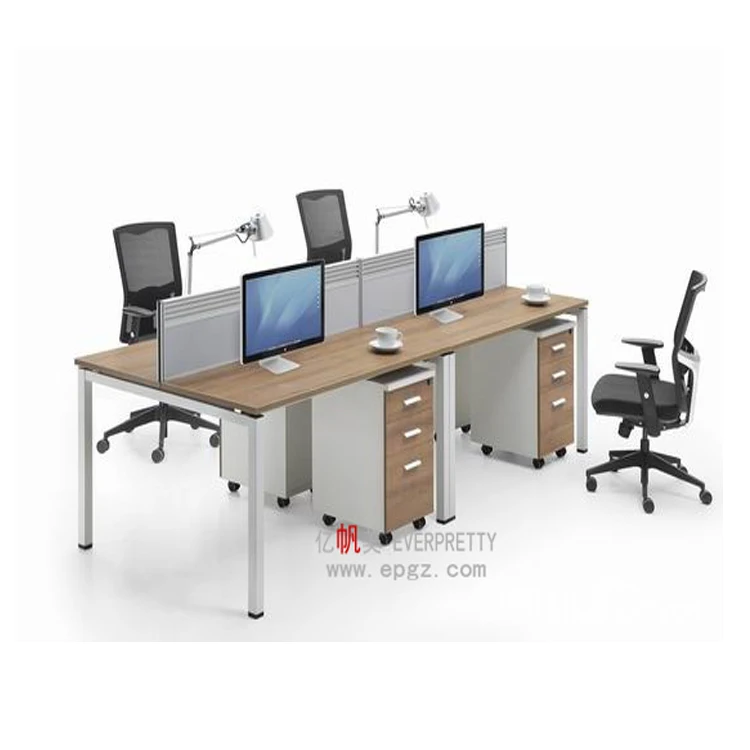 Everpretty Office Furniture Modern Design Wooden Multi User Computer ...