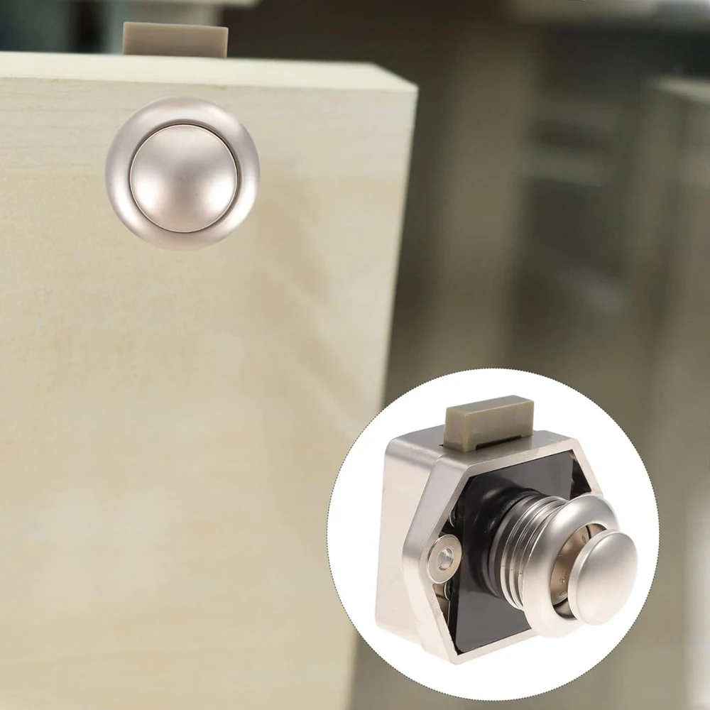 Secure Your RV Cabinets with Mini Push Button Latch Locks
