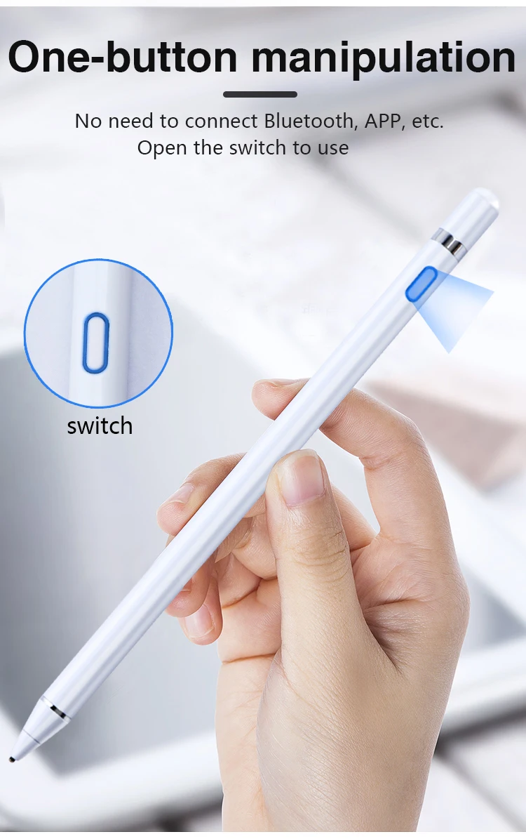 Universal Stylus Pen for Android and Apple Touch Screens