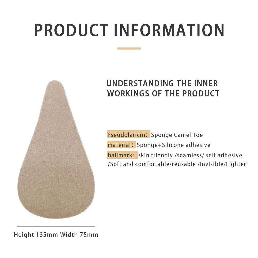 Breathable Underwear Seamless Prevention Thongs Panties Sponge Camel ...