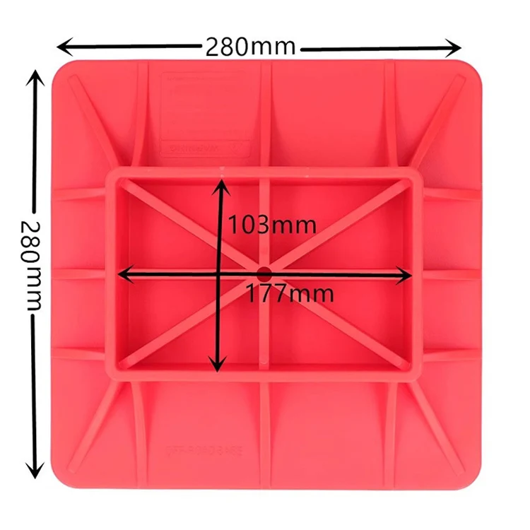 ZEAL Universal 4x4 Car Lift Jack Plastic Base Plate for Farm Jack ...