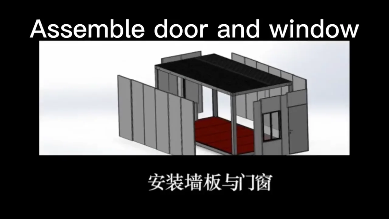 2024 Modern Design Prefab Steel Container Home Expandable House Cabin ...