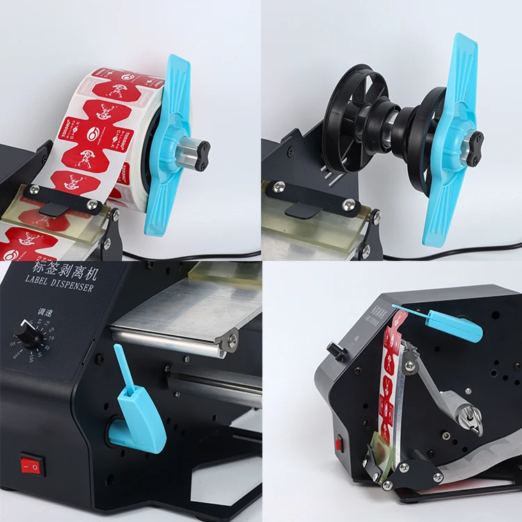 New Design Speed Adjustable Automatic Label Dispenser Mini Adjustable ...