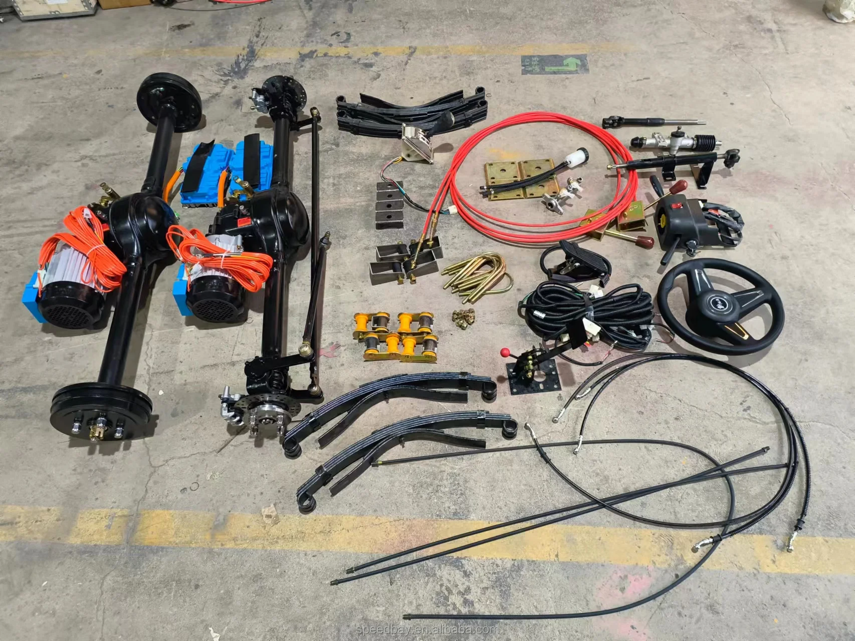 Electric Vehicle Suspension - Leaf Spring & Motor Controller