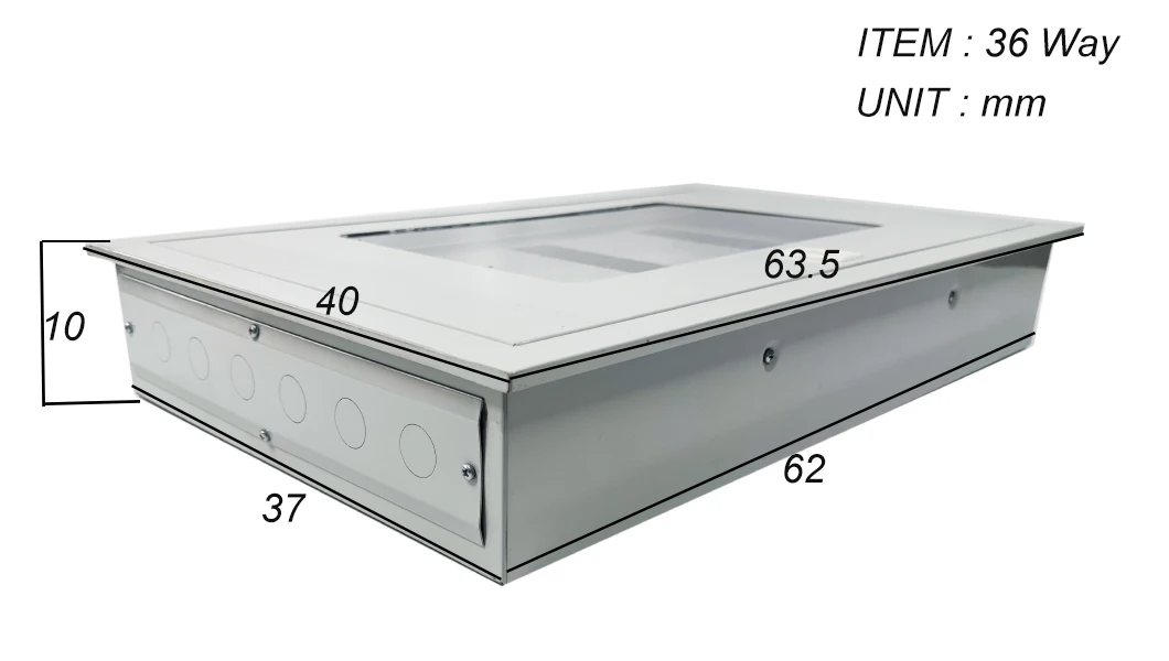36 Way Steel Electrical Power Enclosure - Durable & Safe
