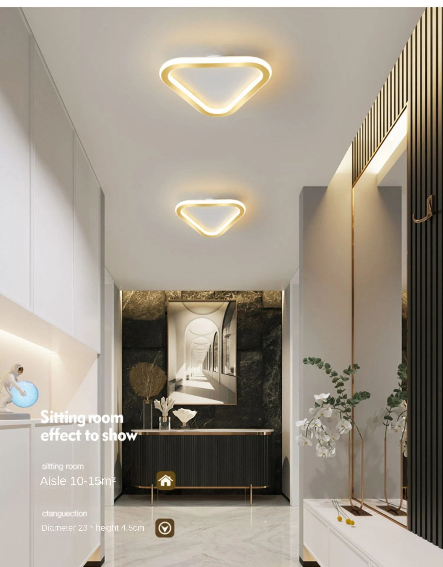 LED Ceiling Lamps for Corridors - Durable & Efficient