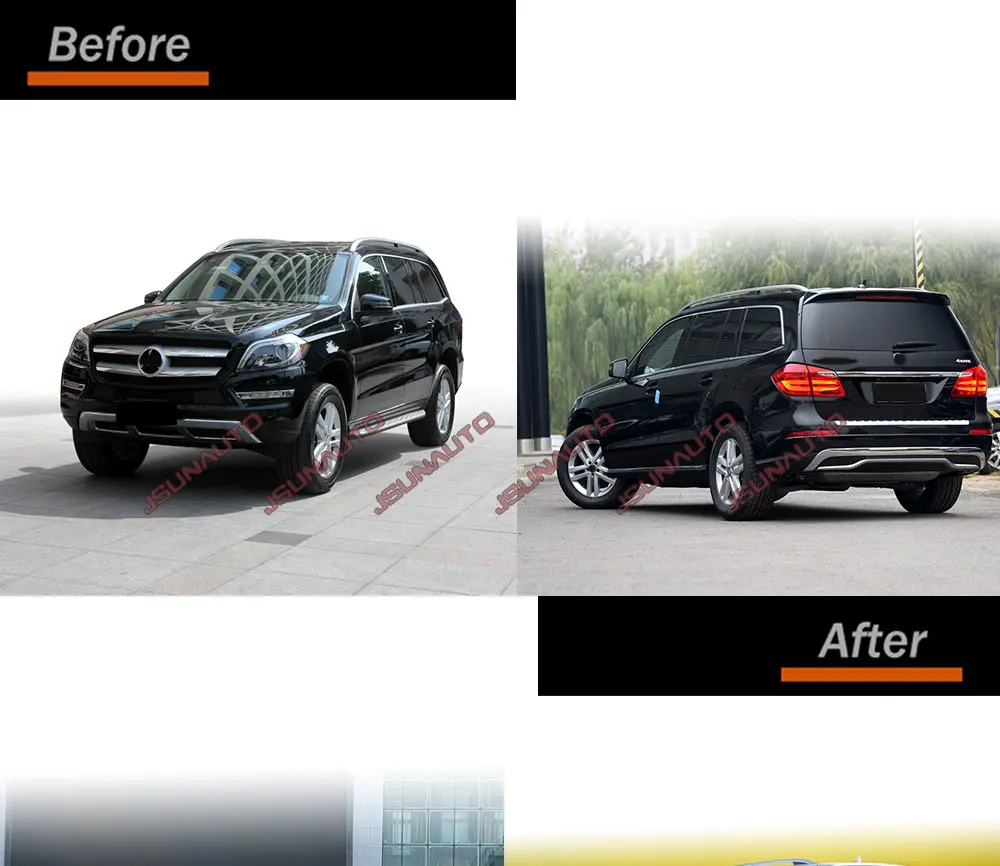 Car Bumper X166 GL63 Style Conversion Body Kit for Mercedes