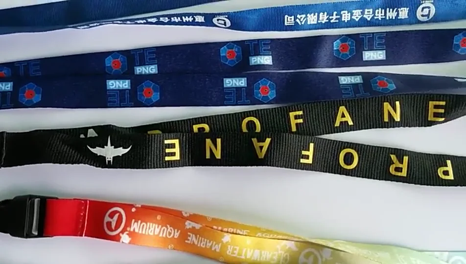 Custom Label Logo Gold Detachable Braided Neck Lanyard Strap Id Holder ...