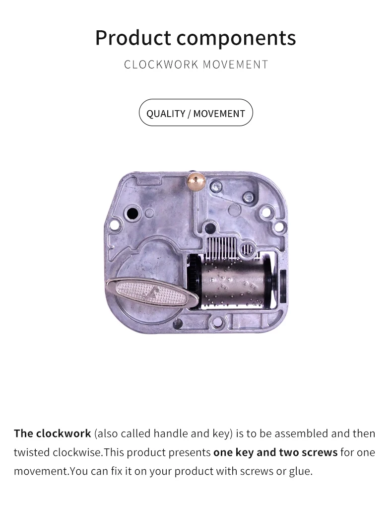 Wholesale Music Box Movements - Mechanism for Music Gifts