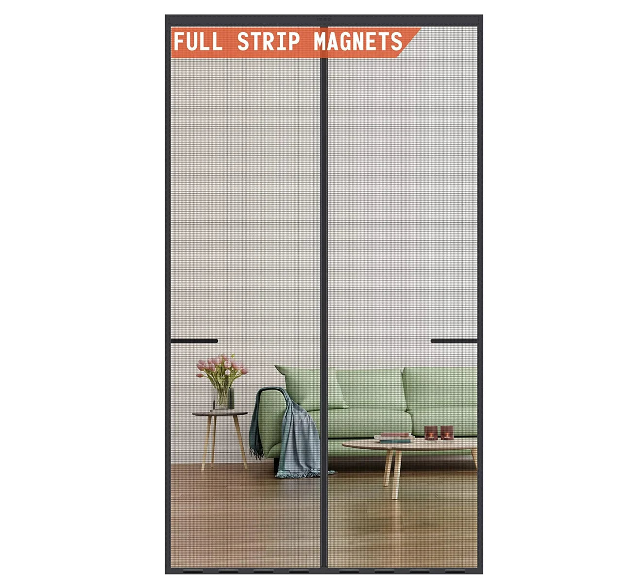New Magnetic Mosquito Door Nets Proof Screen Door Polyester Curtain ...