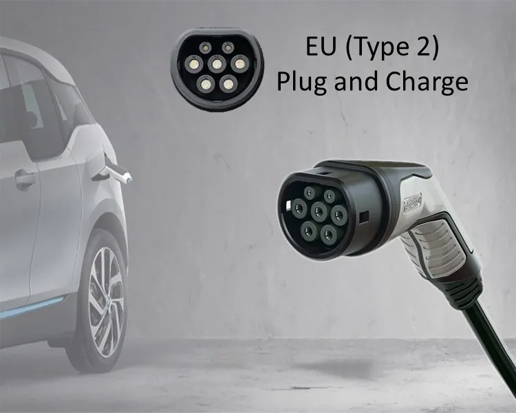 Type 2 32a 22kw 3 Phase Ev Car Charger Electric Vehicle Charging ...