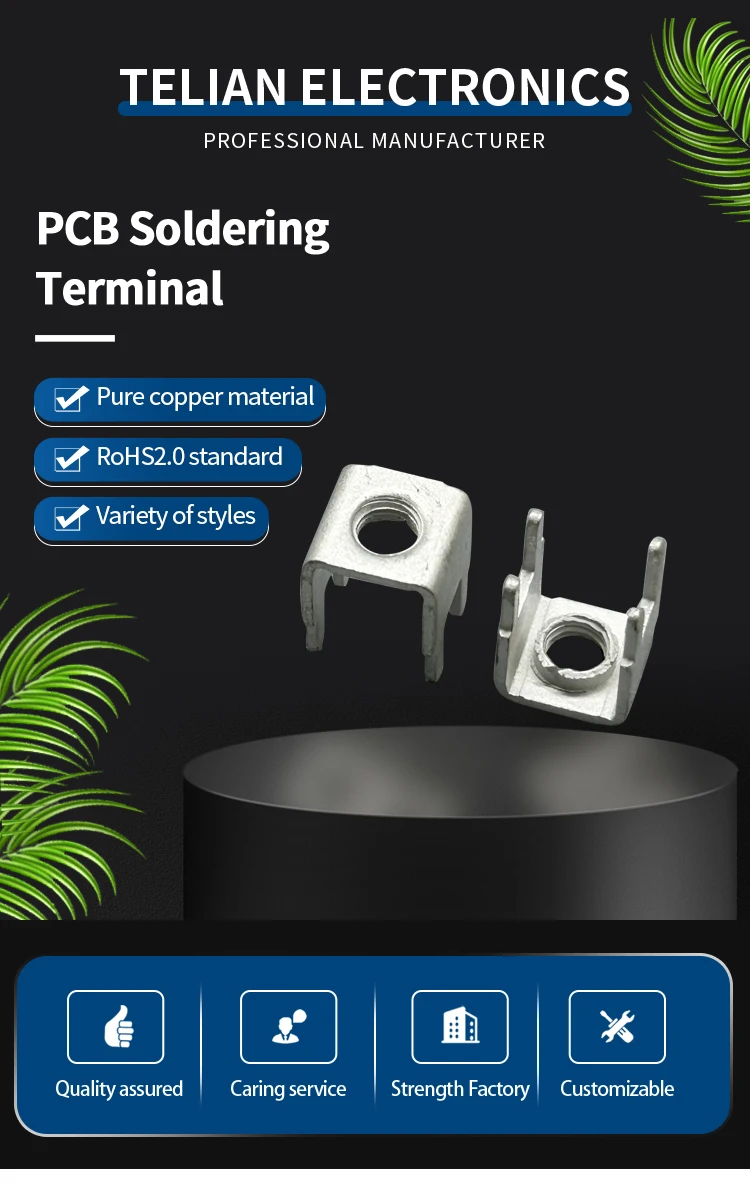 PCB M4 Copper Gasket Terminal Base Hardware High Current