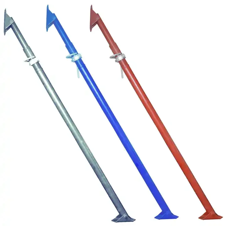 Formwork Jack Scaffolding Adjustable Steel Push Pull Prop With U Head ...