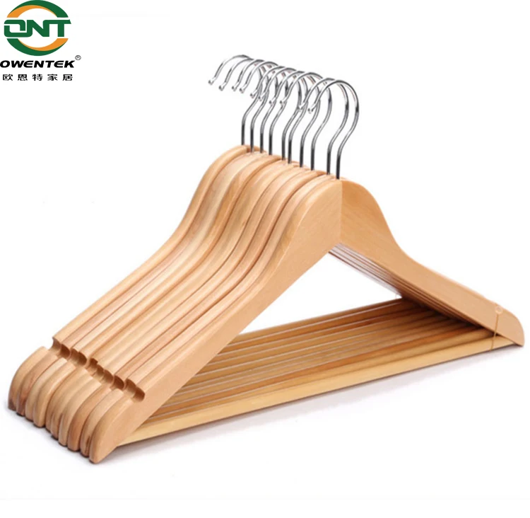 Heavy-duty Clothes Bamboo Hangers - Plywood Laminated