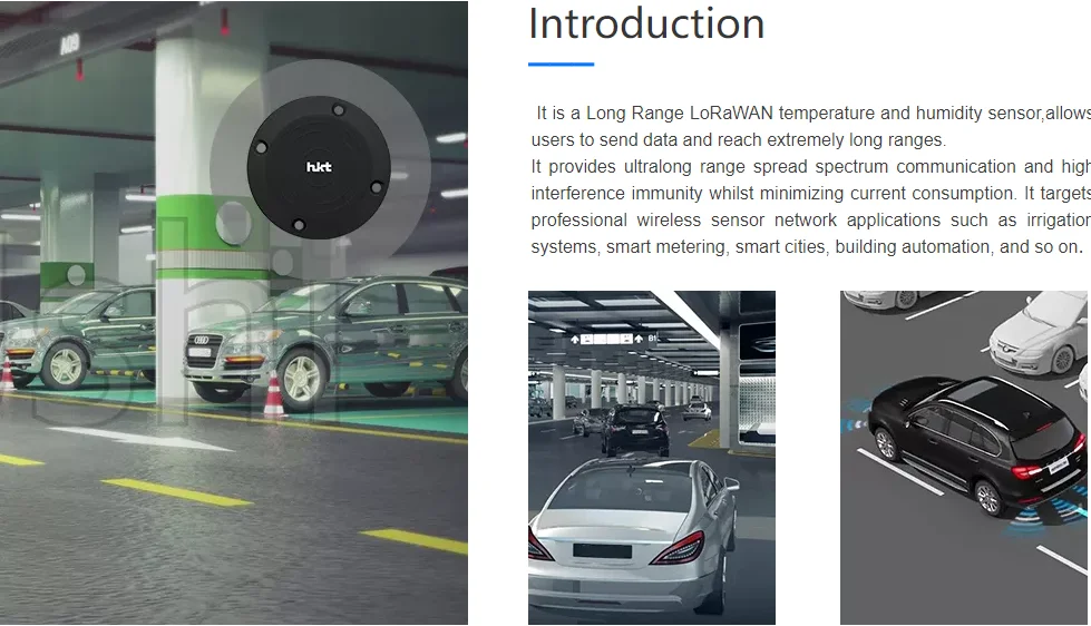 Dual-Mode Wireless Geomagnetic Parking Sensor Smart Parking System LoRa ...