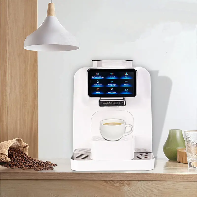 Smart Coffee Machine - Touch Screen with Milk Jug Built-in