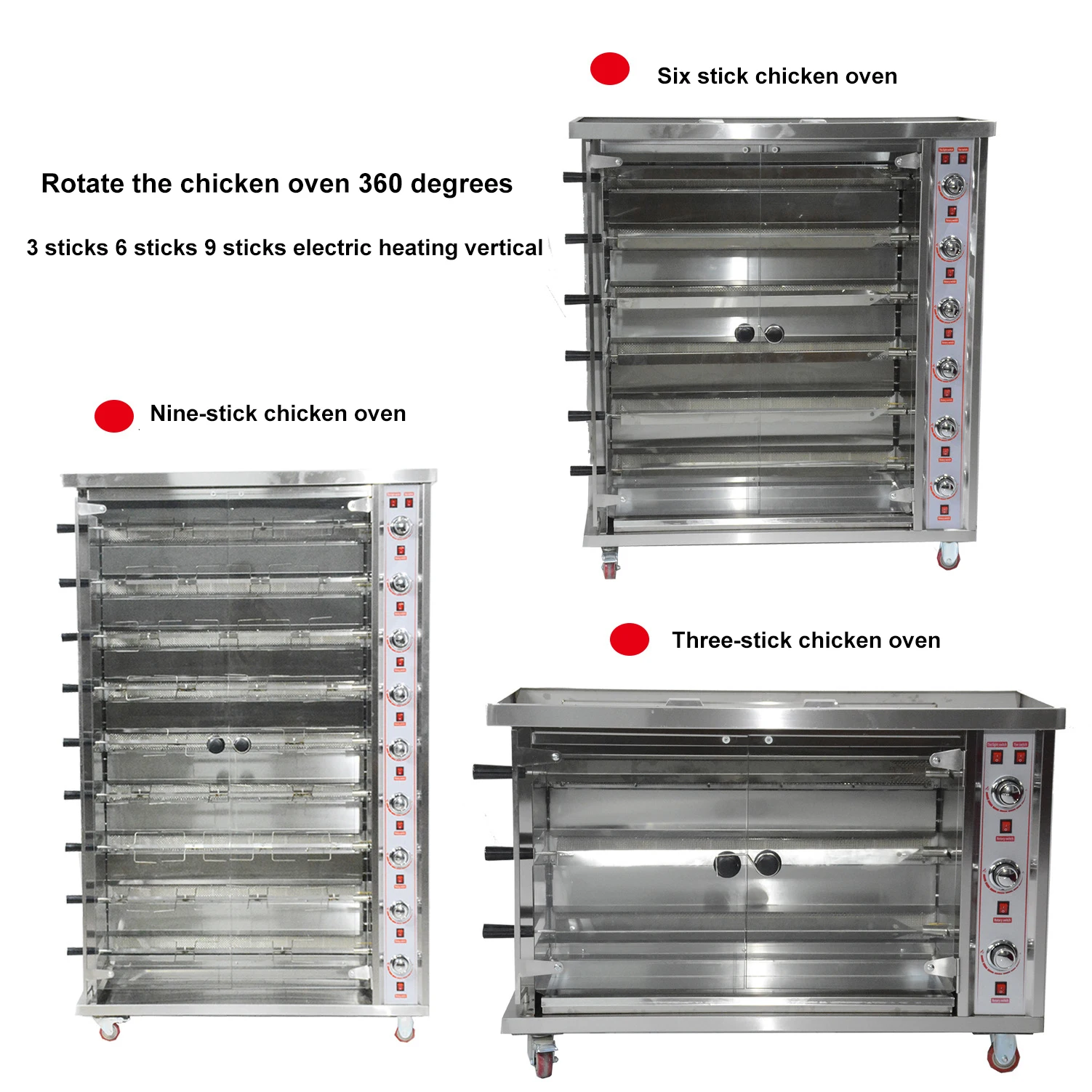 Bakery Rotary Chambers Roasting Chicken Baking Oven Electrical ...