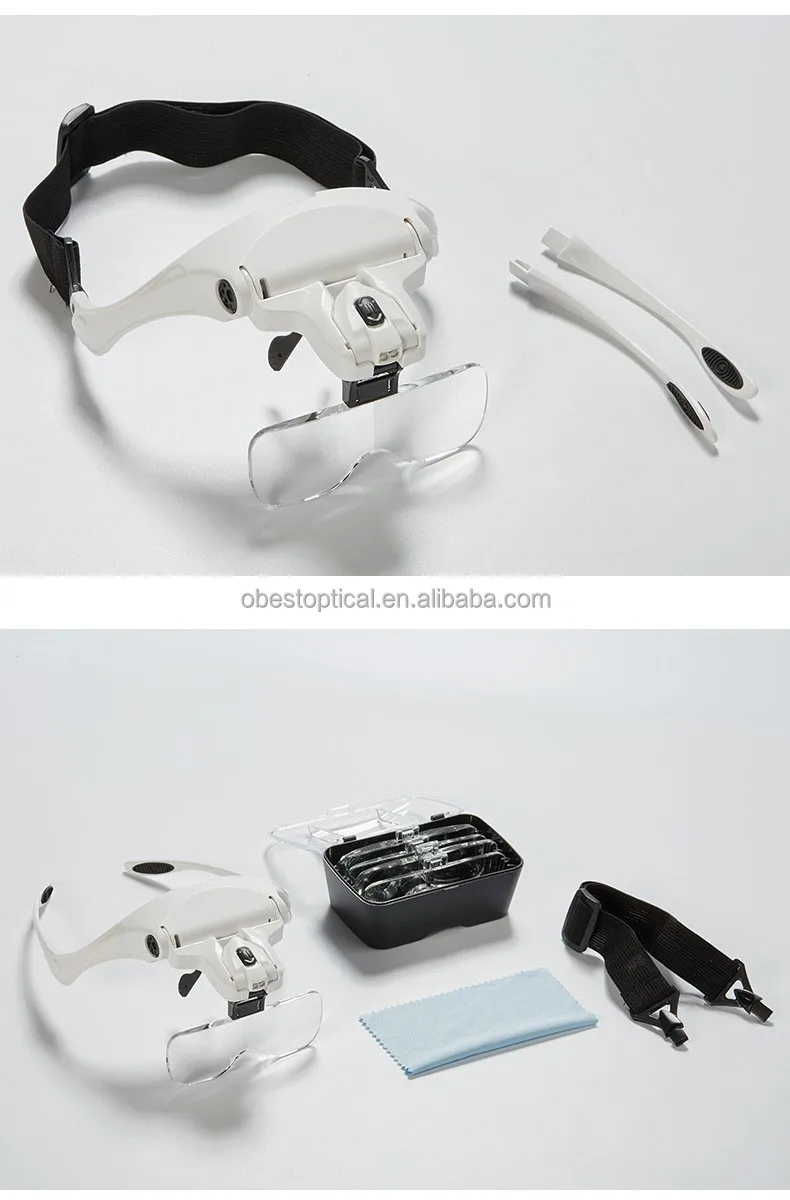 5 Different Magnification Lenses And Two Led Repair Inspection 9892b2 ...