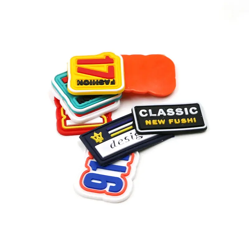 Custom Raised Rubber Logo PVC Patches - Durable & Versatile
