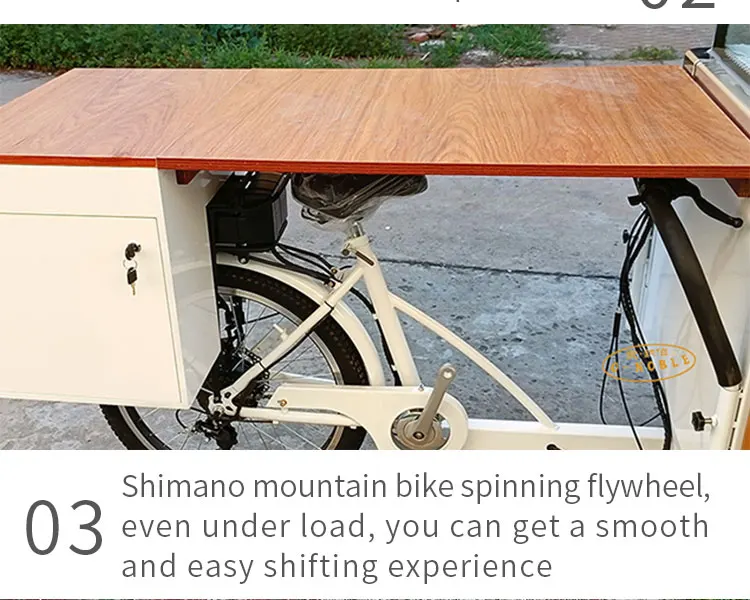 Bigger Freezer Bike 200L Ice Cream Tricycle for Sale