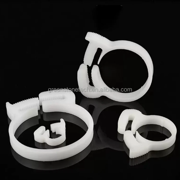 Plastic Hose Clamps Nylon Strap Throat Hose Clamp Plastic Pipe Clamp ...