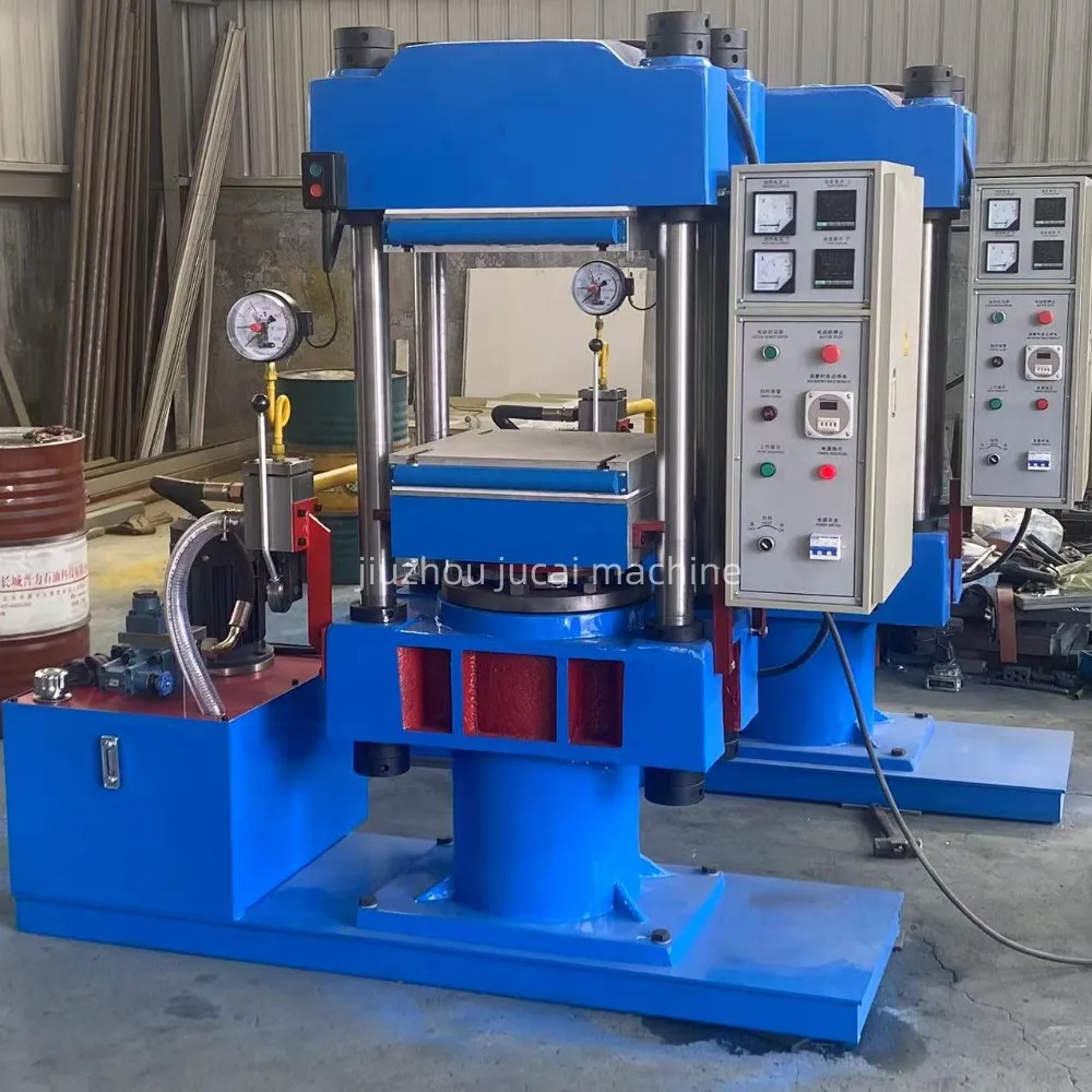 Hand Control Rubber Vulcanizing Press Machine 100ton Rubber Vulcanizing ...