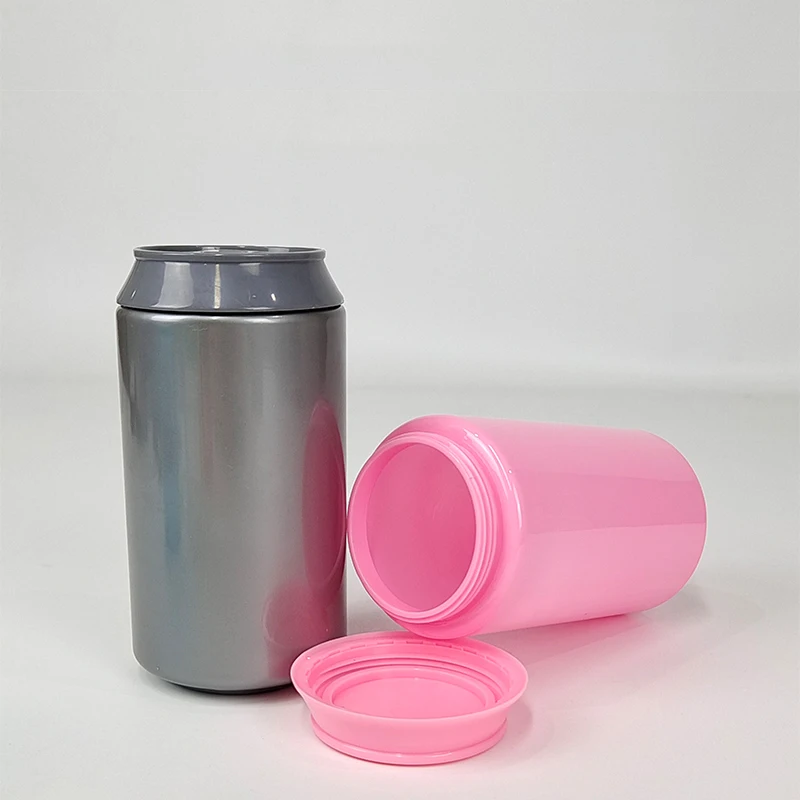 Custom 3.5g 7g Clear Soda Cans with Label Match 3.5g Jar Display Paper Boxes