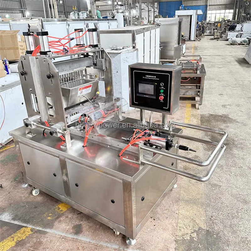 Small Gummy Bear Candy Making Machine Fill Chocolate Bar Pectin Jelly ...