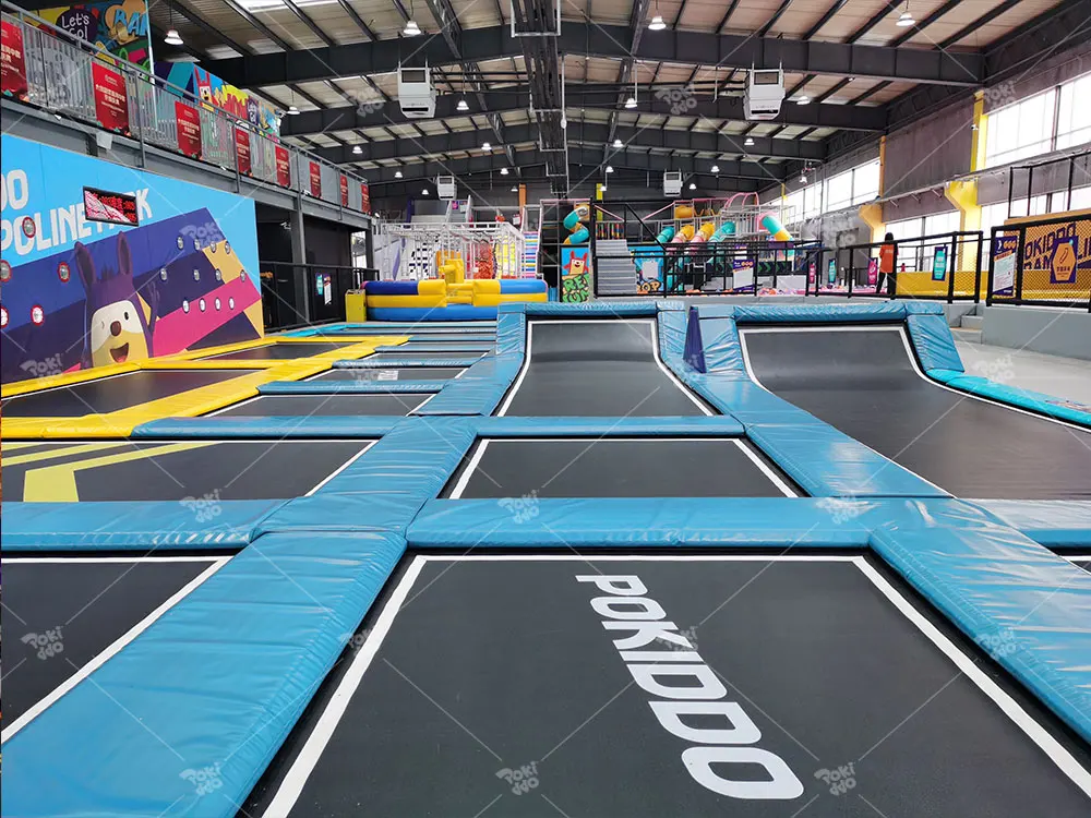 Customized Design Shopping Mall Indoor And Outdoor Trampoline Park And ...