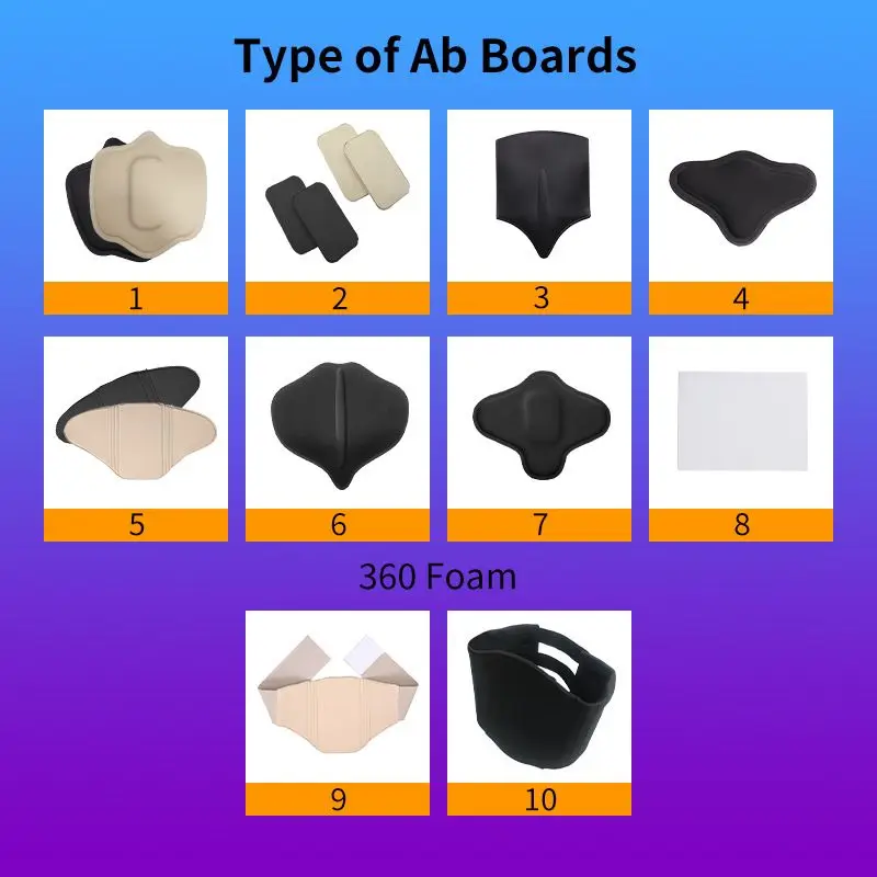 Lipo Foam Lumbar Flattening Abdominal Foam Board Compression Garment ...