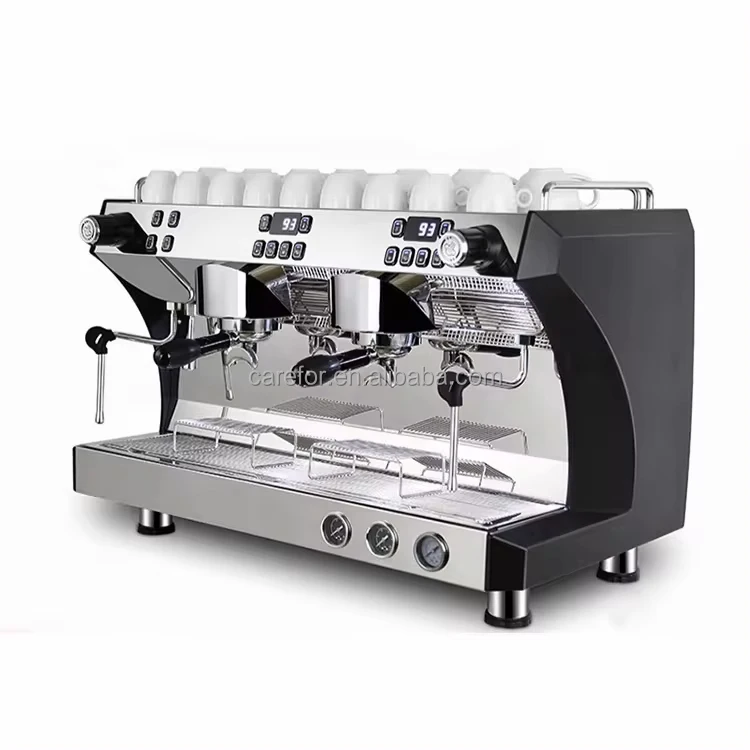 Italian Coffee Maker - Stainless Steel 2 Groups Espresso