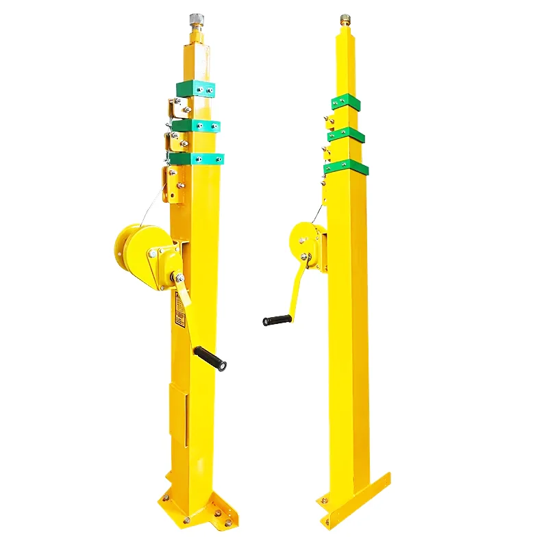 High Strength Galvanize 50kg Max Payload Retractable 7m 8m 9m Hand ...