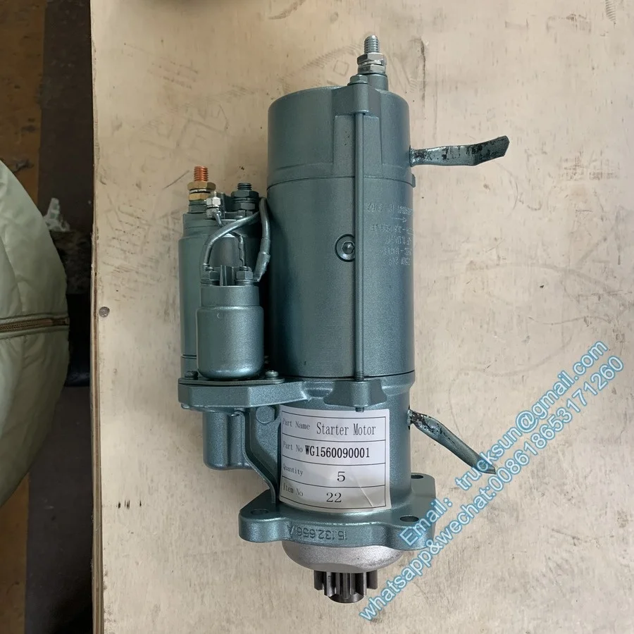 STARTER MOTOR for SINOTRUK HOWO SHACMAN FOTON HOHAN HOMAN LIUGONG ...
