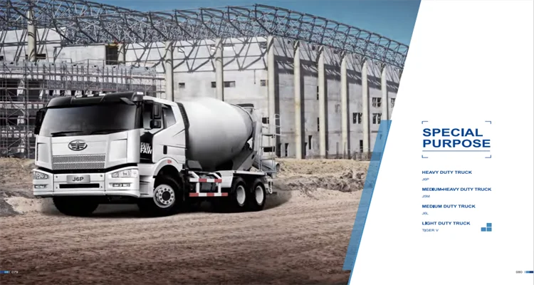 FAW Concrete Mixer Trucks - Efficient and Reliable Solutions