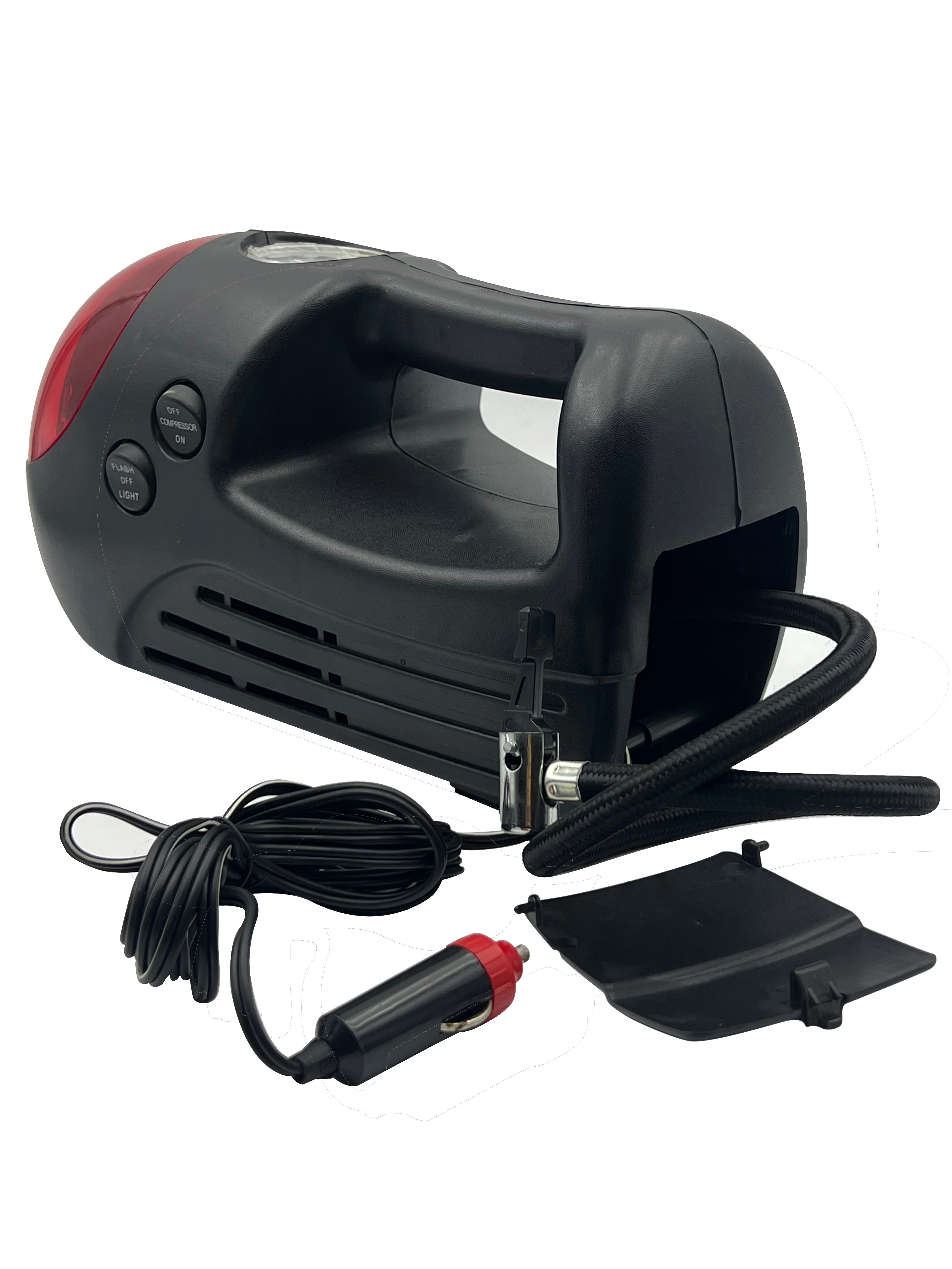 3 In 1 Air Compressor 12v Tyre Inflator Dc Portable Tire Pump Plastic ...