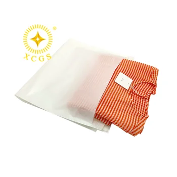 Flat Waxed Paper Bag Custom Glassine Paper Pouch For Clothing Packaging ...