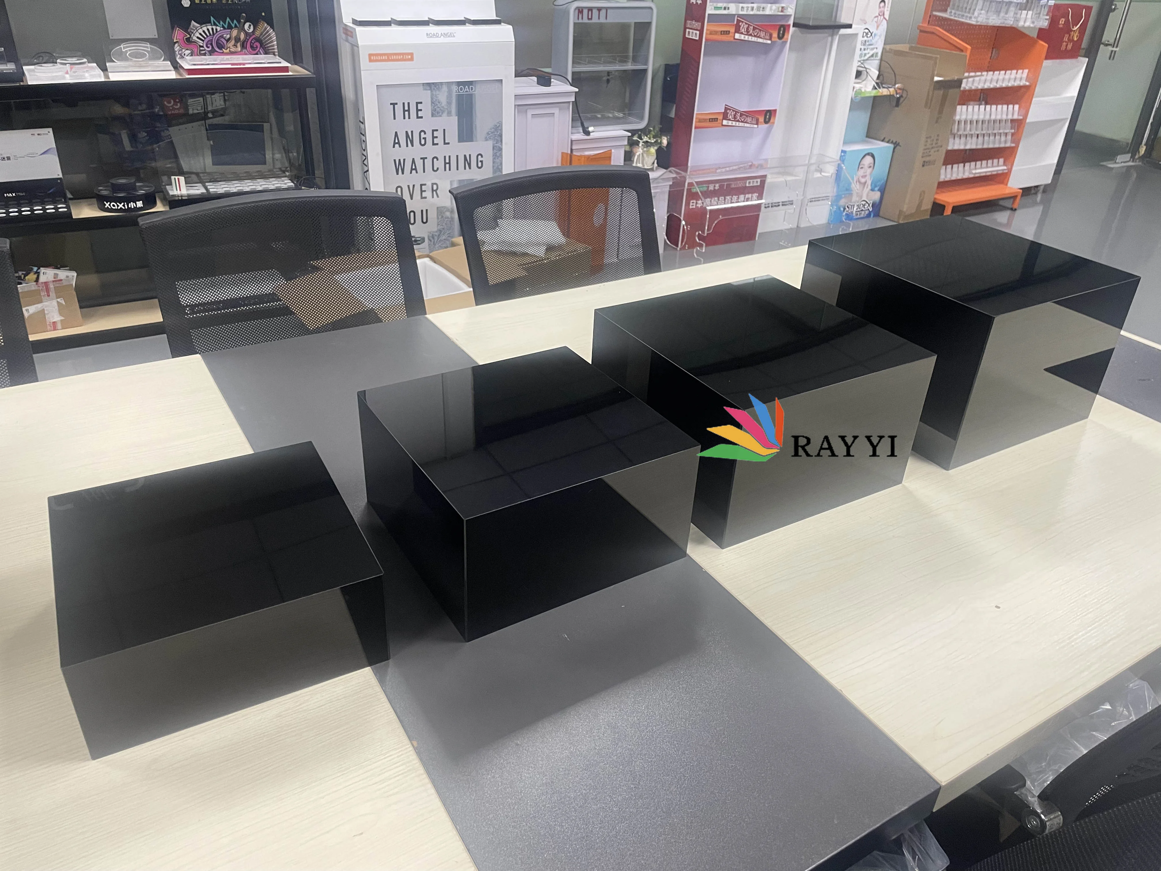 RAY YI Acrylic Catering Buffet Risers - Customizable Display