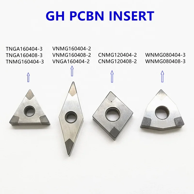 CNC PCBN 6 Tips Turning Tool Insert TNGA TNMG for Steel