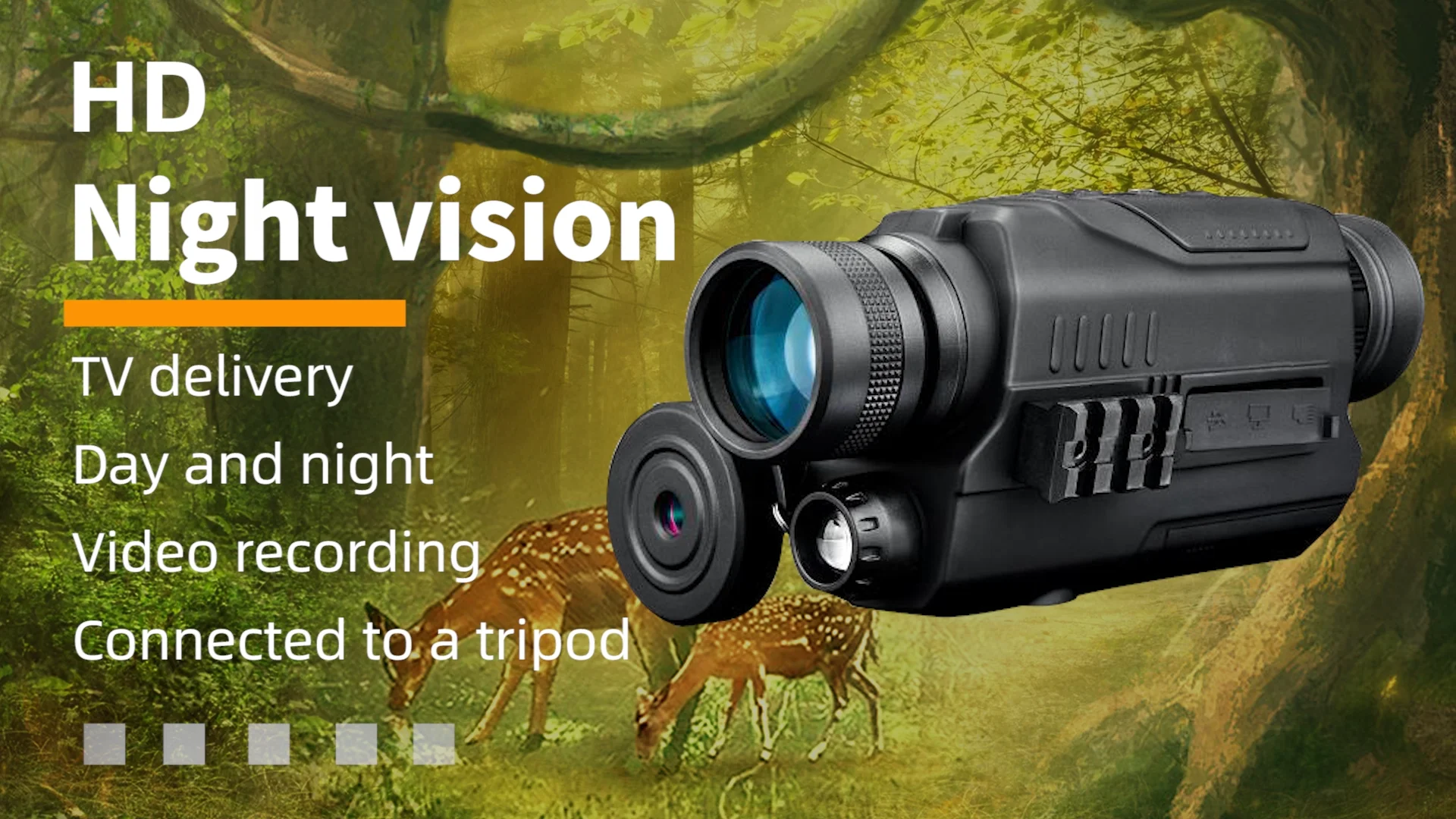 Wildlife Night Vision Scope Optic Infrared Monocular Night Vision Night ...