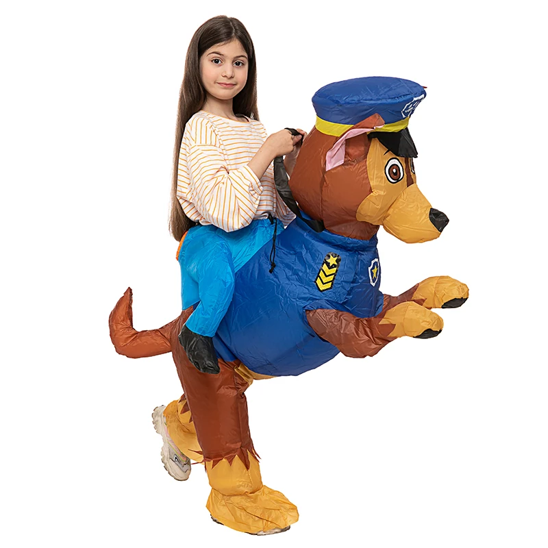 Huayu Halloween Party Supplies Kids Inflatable Patrol Costume Riding On ...