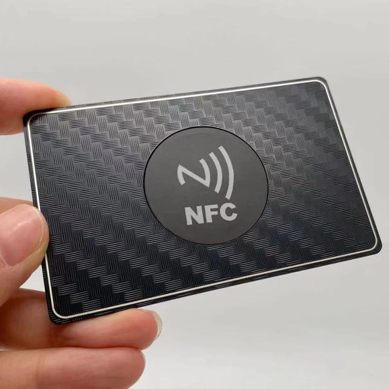 Contactless ID IC Smart RFID Chip NFC Metal Business Card