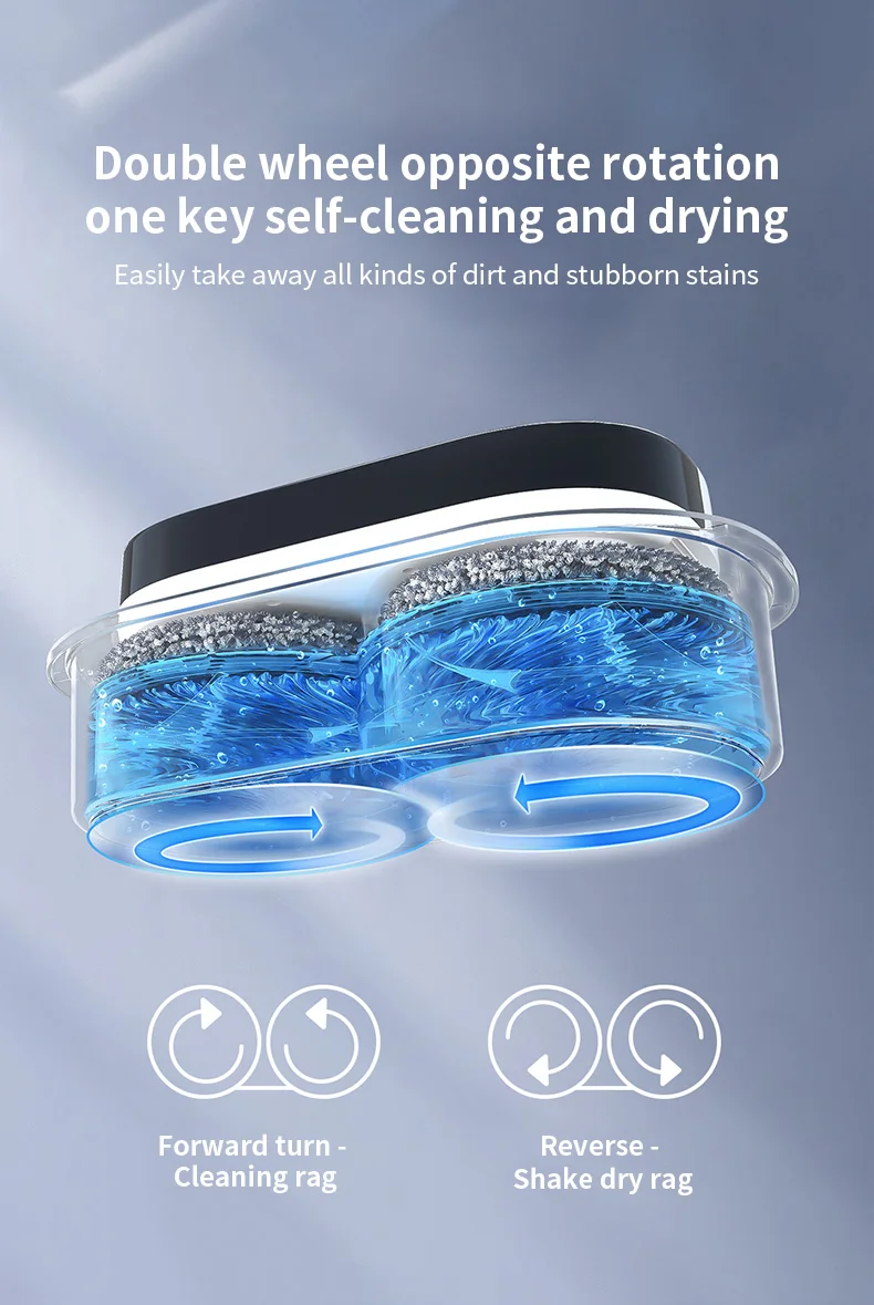 Intelligent Silent Mopping Robot Household Fully Automatic Wiping Low Noise Cleaning Dust And