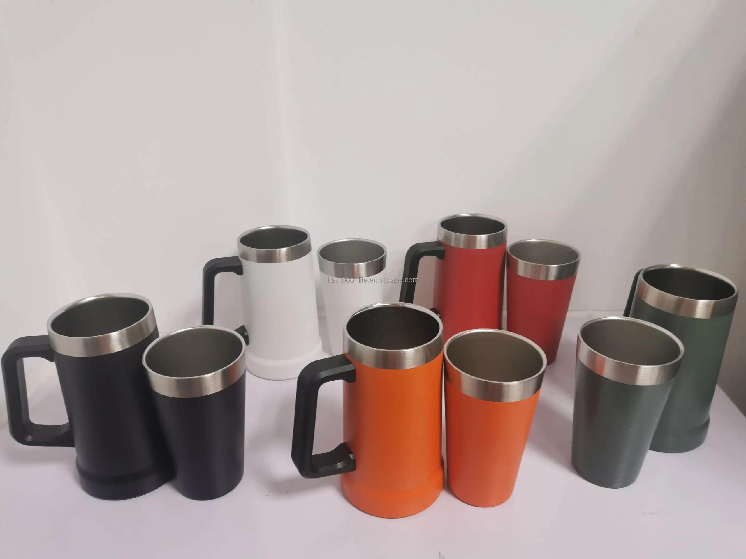 Trigger-action Push-button Lid Trigger-action Mug 16 Oz - Buy Double ...