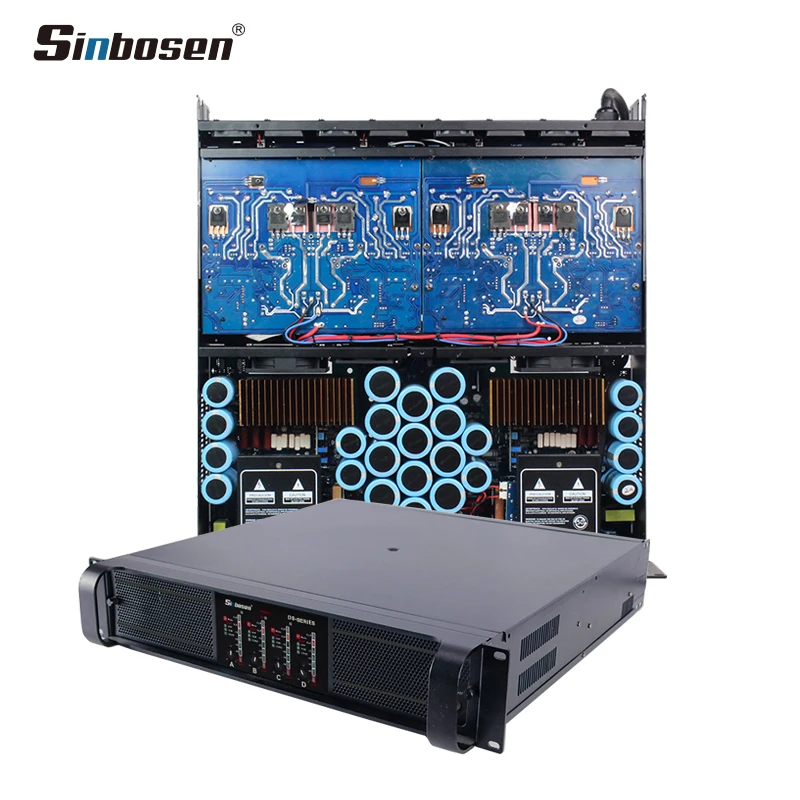 Professional Bass Subwoofer Power AMP 5000 Watt DS-22Q 4 Channel Sound ...