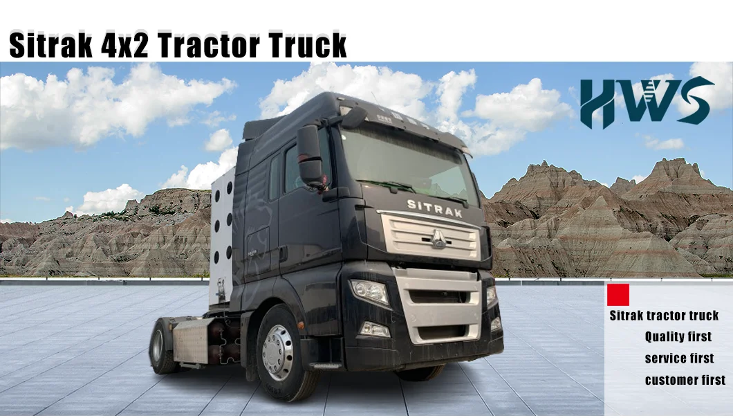 Sitrak Tractor Trucks Sitrak 4x2 4*2 Euro 5 Cng 30 Tons Heavy Truck ...