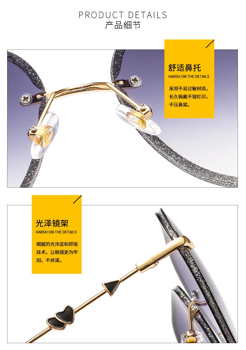 Mejores L9106 Pilot Frame Sunglasses Uv400 Metal Vintage Women Men Sun ...