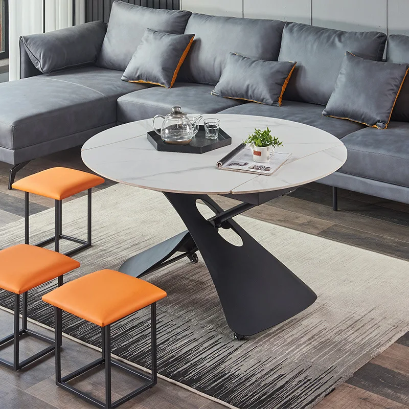 Multi-functional Adjustable Transformer Center Table To Extendable ...