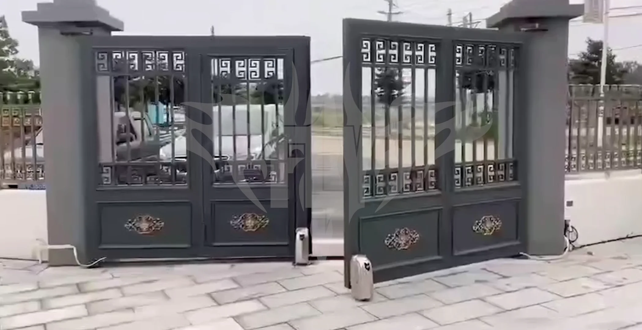 The Latest Outdoor Main Gate Designs Modern For Aluminum Door - Buy The ...