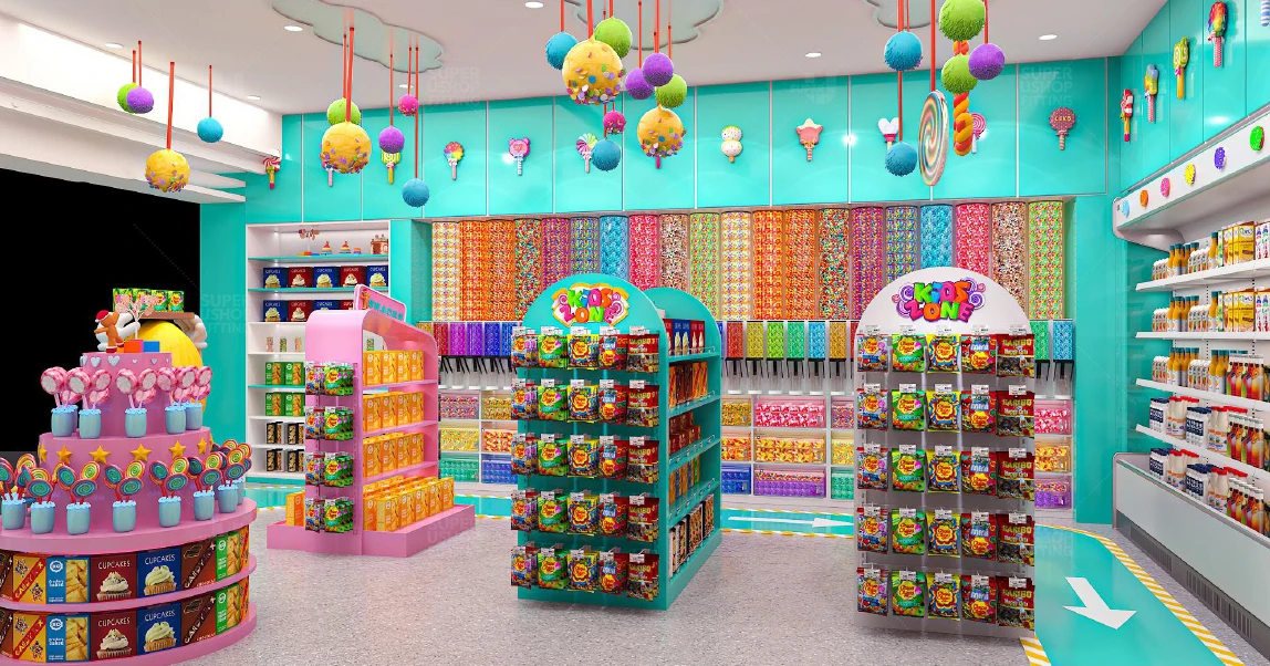 Custom Candy Shop Display Racks - Eye-Catching Solutions