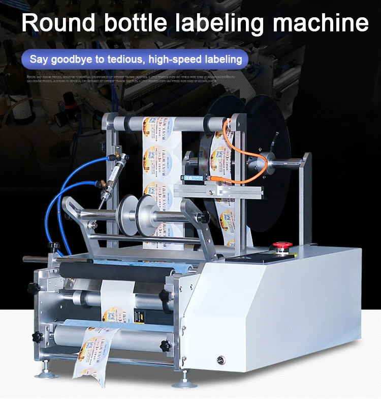 Desktop Semi Automatic Round Bottle Labeling Machine| Alibaba.com